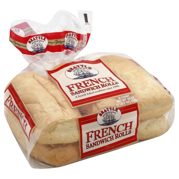 Seattle International Sandwich Rolls, French (6 ct) - Instacart