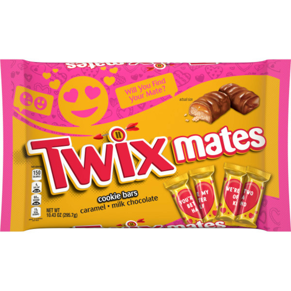 Kroger TWIX Minis Caramel Chocolate Cookie Valentine's Day Chocolate ...