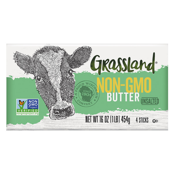 Grassland Non-GMO, Unsalted Sweet Cream Butter, USDA certified Same-Day ...