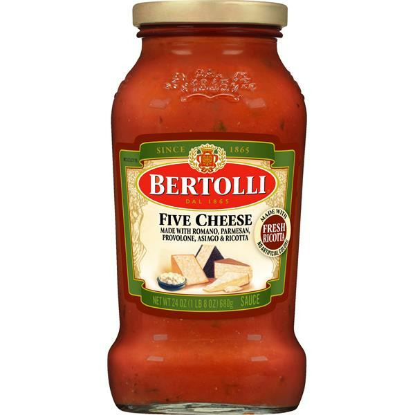 Bertolli Five Cheese with Romano & Parmesan Cheeses Sauce Same-Day ...