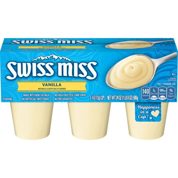 Swiss Miss Creamy Vanilla Pudding (4 oz) - Instacart