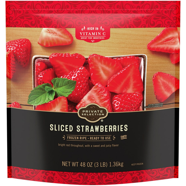 Kroger Private Selection Sliced Strawberries Same-Day Delivery or Pickup | Instacart