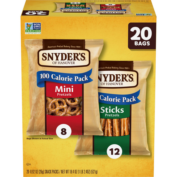 Wegmans Snyder's of Hanover Variety Pack Pretzels Same-Day Delivery or ...