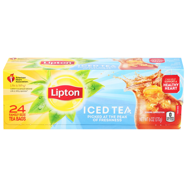 Food Lion Lipton Iced Tea, Family Size Tea Bags Same-Day Delivery or ...