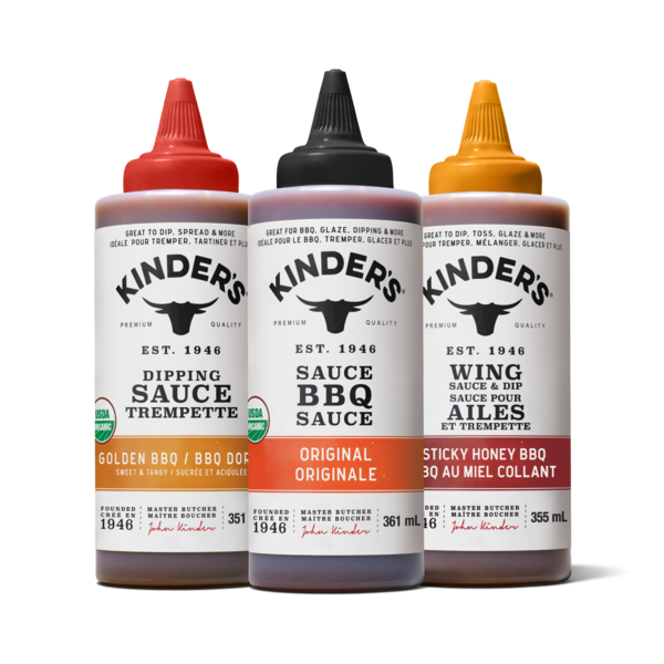 Kinder's BBQ Sauce Trio, 1.07 L Same-Day Delivery | Costco