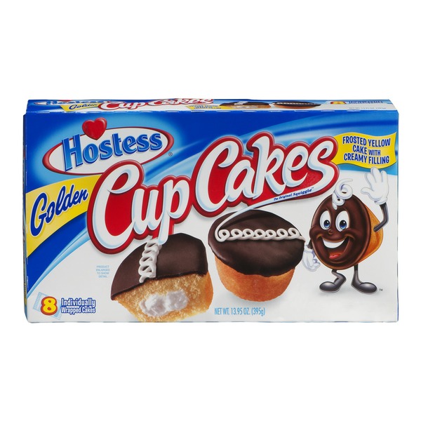 Hostess Cup Cakes Golden - 8 CT (13.95 oz) - Instacart