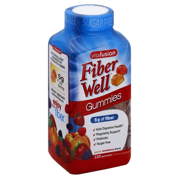 VitaFusion Fiber Well Supplement Gummy Vitamins, 220 Ct (220 1n ...