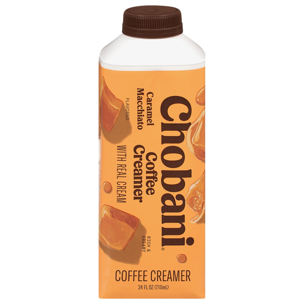 Kroger Chobani Coffee Creamer, with Real Cream, Caramel Macchiato Same ...