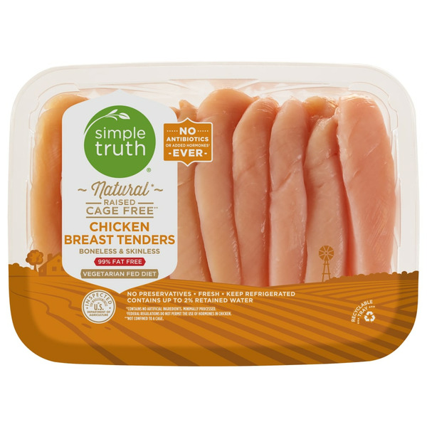 Ralphs Simple Truth Natural Boneless & Skinless Chicken Breast Tenders ...