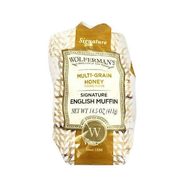 Wolferman's Signature Multi-Grain Honey English Muffins (14.5 oz ...