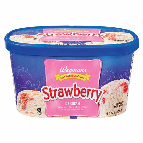 Wegmans Wegmans Strawberry Flavored Ice Cream Same-Day Delivery or ...