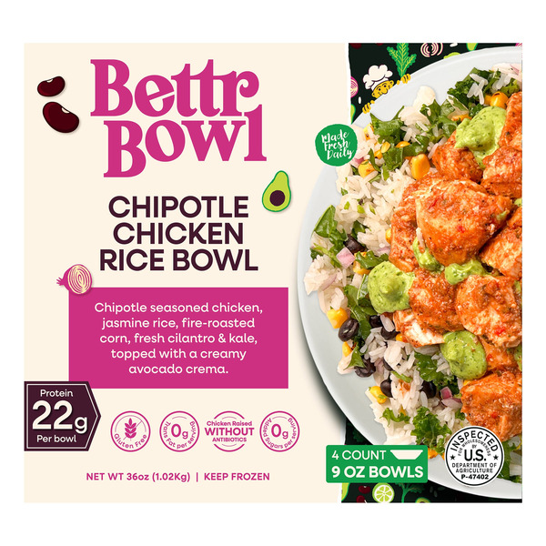 Bettr Bowl Chipotle Chicken Rice Bowl Same-Day Delivery | Costco