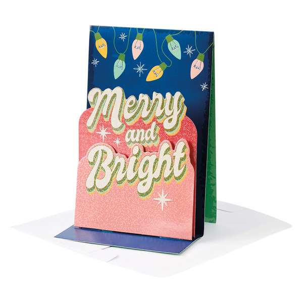 ALDI Merry Moments Designs Merry & Bright Pop Up Christmas Cards Same ...