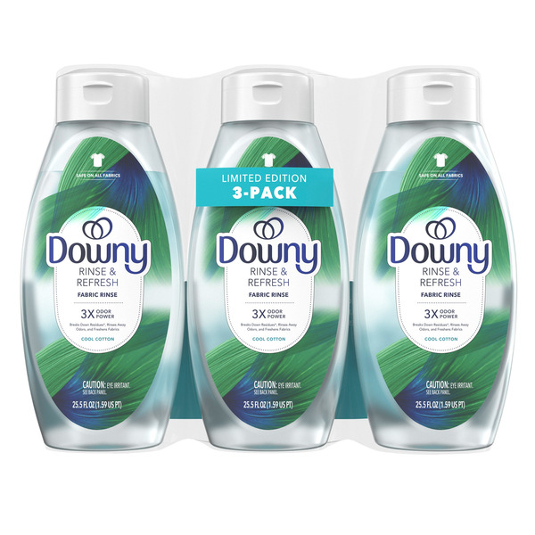 Downy Fabric Rinse, Cool Cotton, 25.5 fl oz, 3-count Same-Day Delivery ...
