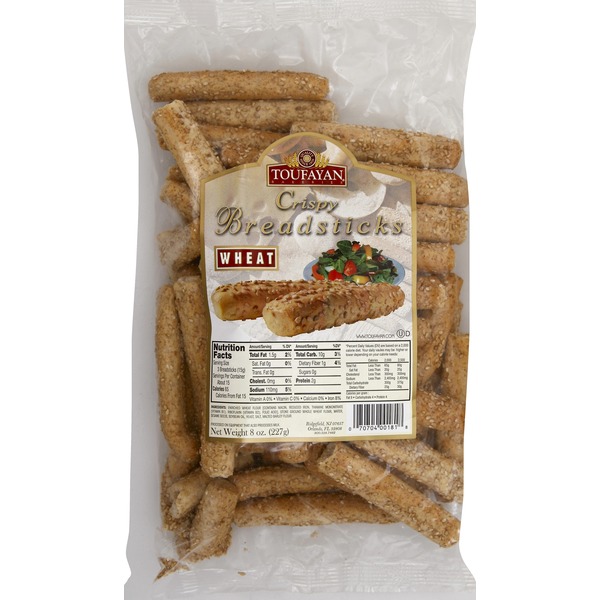 Toufayan Breadsticks, Crispy, Wheat (8 oz) - Instacart