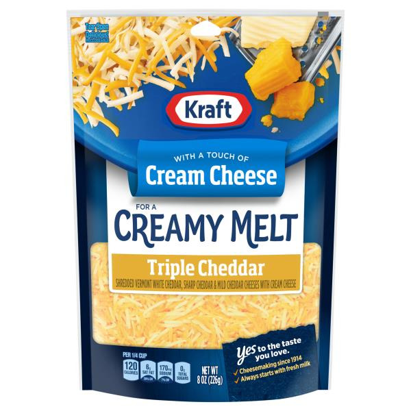 Kraft Shredded Cheese, Triple Cheddar Same-Day Delivery or Pickup | Publix