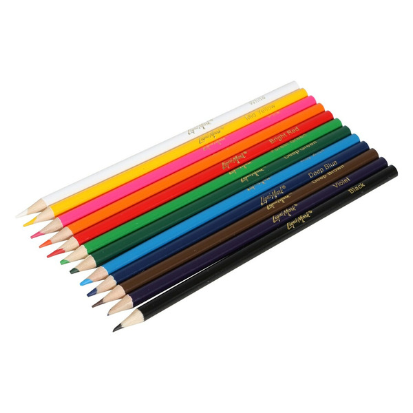 Dollar Tree Liqui-Mark 12-Piece Create your Own Colored Pencils Same ...