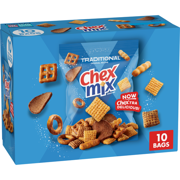 Publix Chex Mix Traditional Original Recipe Snack Mix Single Serve Bags ...