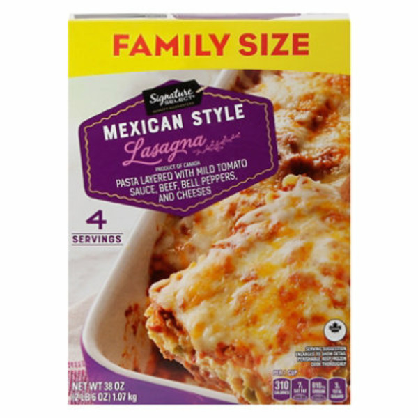 Safeway SIGNATURE SELECTS Lasagna, Mexican Style, Family Size Pickup ...
