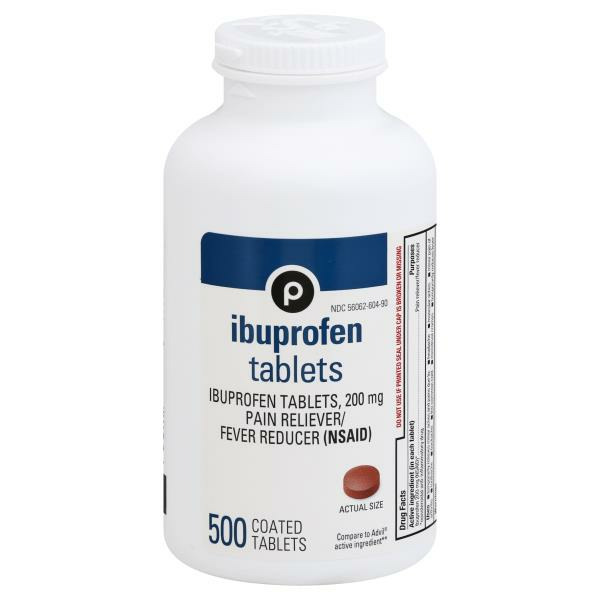Publix Publix Ibuprofen, 200 mg, Coated Tablets Same-Day Delivery or ...