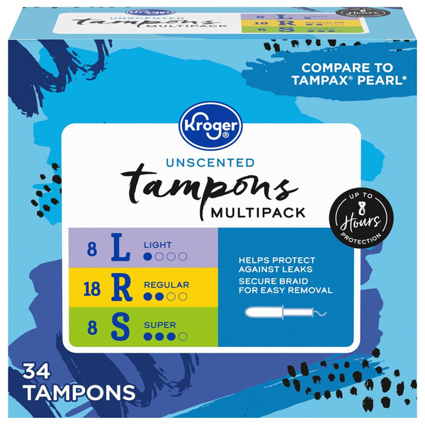 Kroger Kroger Multipack Unscented Tampons Pickup | Instacart