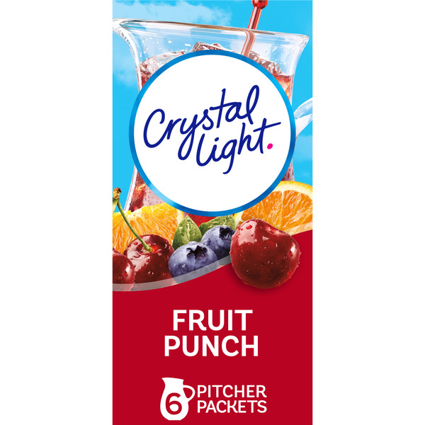 Publix Crystal Light Fruit Punch Artificially Flavored Powdered Drink ...