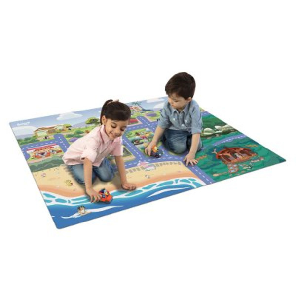 Megamat Bluey Assorted Styles Jumbo Floor Playmat With 2 Character ...