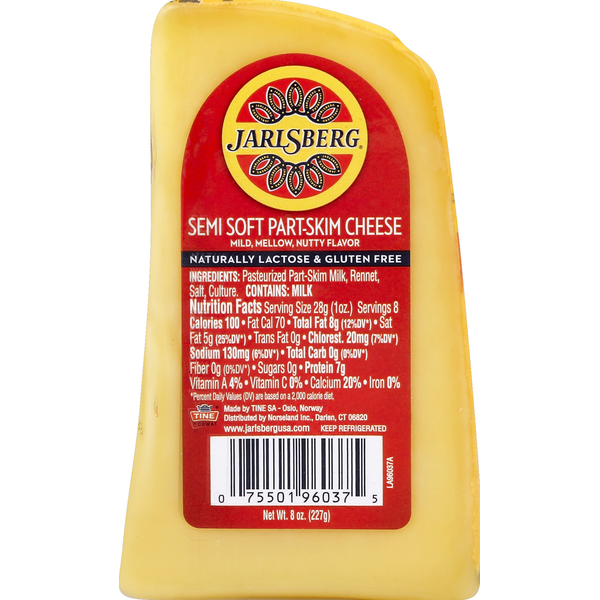 Jarlsberg Cheese, Semi Soft, Part-Skim Same-Day Delivery or Pickup ...