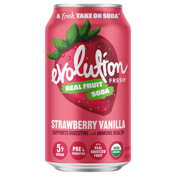 Evolution Fresh Functional Soda, Strawberry Vanilla Same-Day Delivery or Pickup | Broulim's ...