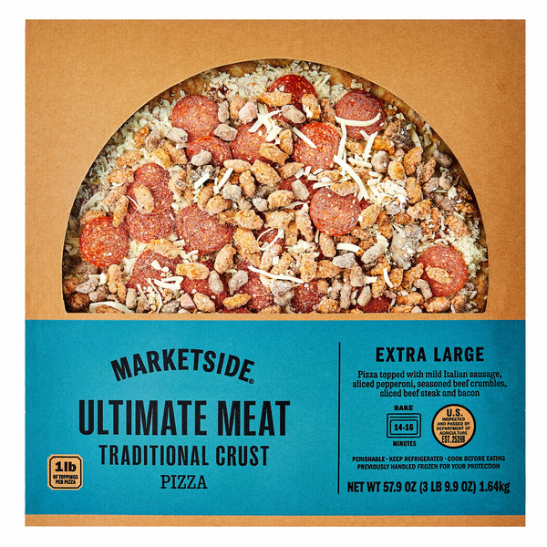 Walmart Marketside Ultimate Meat Traditional Crust Extra Large Pizza ...