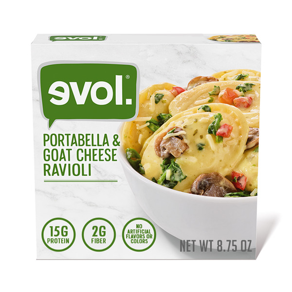 EVOL Portabella & Goat Cheese Ravioli, Frozen Meal Same-Day Delivery or ...