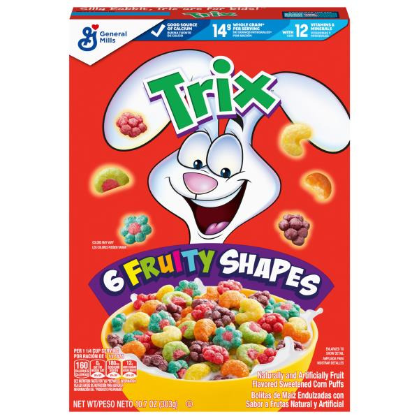 General Mills Trix Fruity Shapes Cereal Same-Day Delivery or Pickup ...