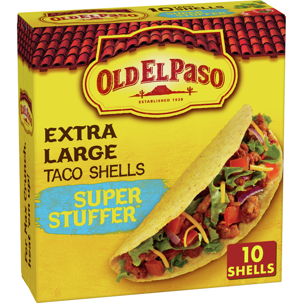 Old El Paso Extra Large Super Stuffer Taco Shells Same-Day Delivery or ...
