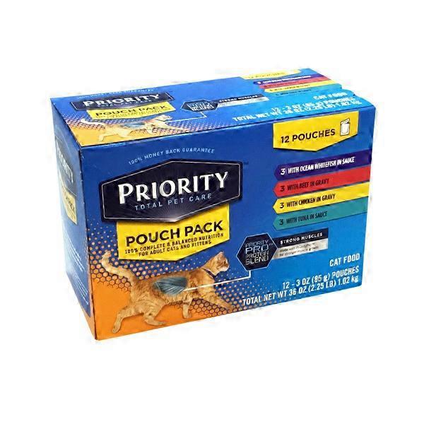 Priority Pet Variety Pack Cat Food (12 ct) - Instacart