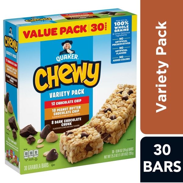 Kroger Quaker Variety Granola Cereal Or Fruit Bars Same-Day Delivery or ...