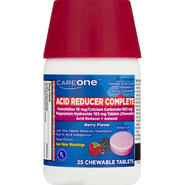 CareOne Acid Reducer Complete Berry Flavor Tablets (25 each) - Instacart