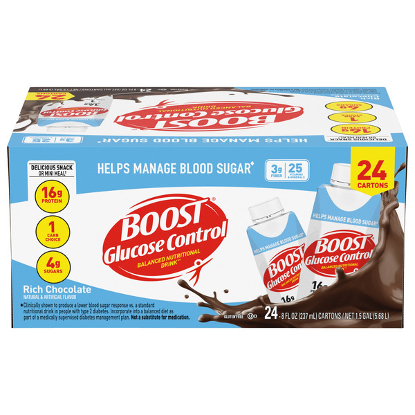 BOOST Rich Chocolate Balanced Nutritional Drink Same-Day Delivery | Costco