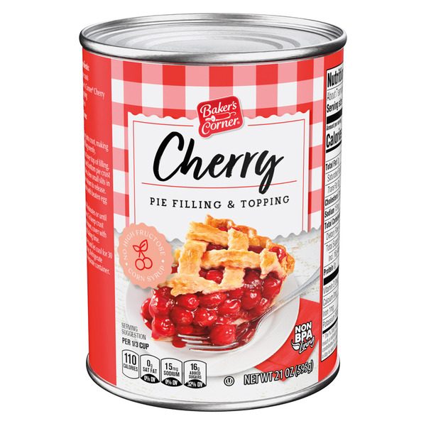 ALDI Baker's Corner Cherry Pie Filling And Topping Same-Day Delivery or ...