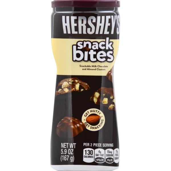 Hershey's Snack Bites, Milk Chocolate and Almond Clusters Same-Day ...