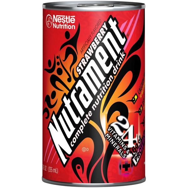 Nutrament Strawberry Energy Nutrition Drink (12 fl oz) - Instacart