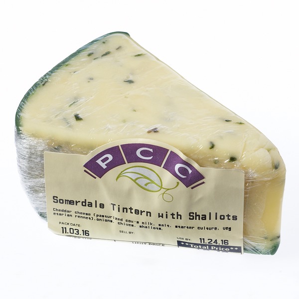 Somerdale Tintern English Cheddar Cheese With Chives & Shallots Same ...