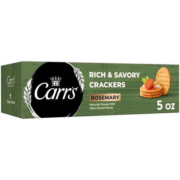 Carr's Crackers, Baked Snack Crackers, Rosemary Same-Day Delivery or ...