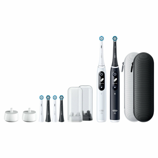 Oral-B iO Series Electric Toothbrush Twin Pack - White & Black Same-Day ...