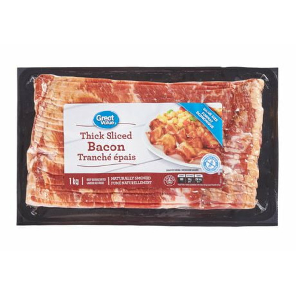 Walmart Great Value Extra Thick Cut Bacon Same-Day Delivery | Instacart