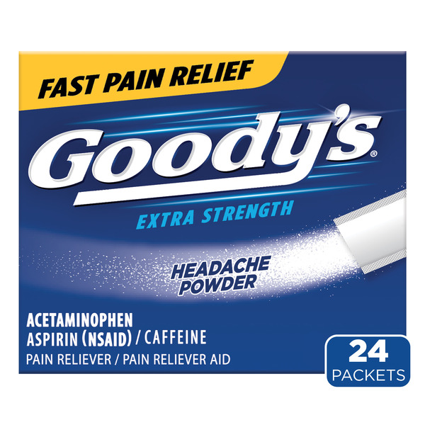 Goody Pain Relief Powders Extra Strength Headache Powder Same-Day ...