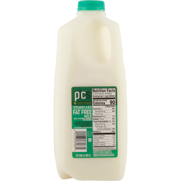 PICS Milk, Fat Free, Vitamin A & D Same-Day Delivery or Pickup | Market ...