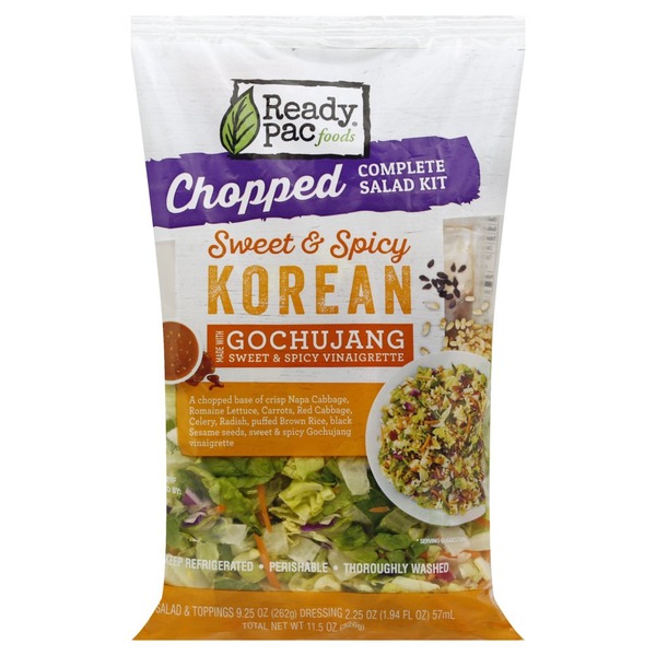Ready Pac Complete Salad Kit, Chopped, Sweet & Spicy Korean (11.5 oz ...