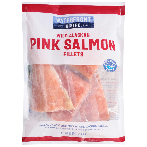 Safeway Waterfront Bistro Pink Salmon Fillets, Wild Alaskan Same-Day ...