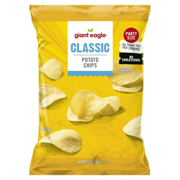 Giant Eagle Giant Eagle Classic Potato Chips Same-Day Delivery | Instacart