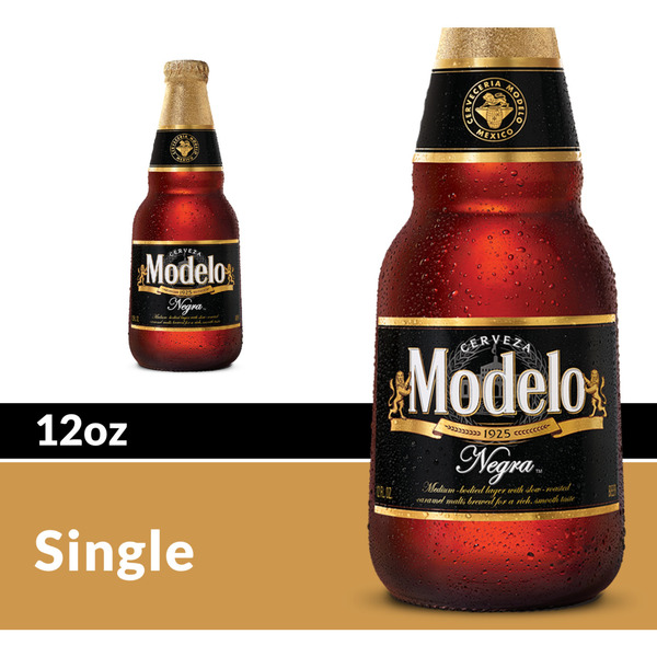 Modelo Negra Amber Lager Mexican Import Beer Bottle Same-Day Delivery ...